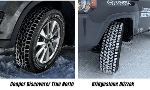 Cooper Evolution Winter vs Bridgestone Blizzak